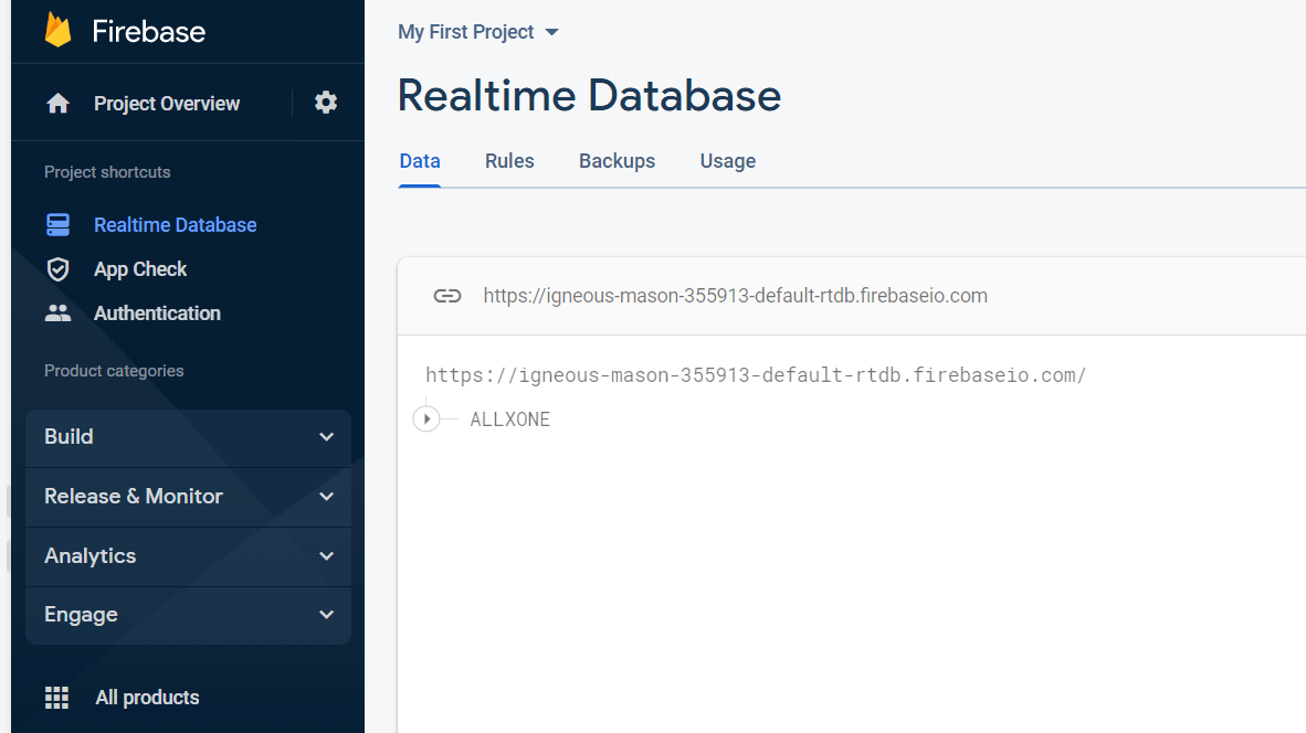 Firebase Simple Rest API - IT Services